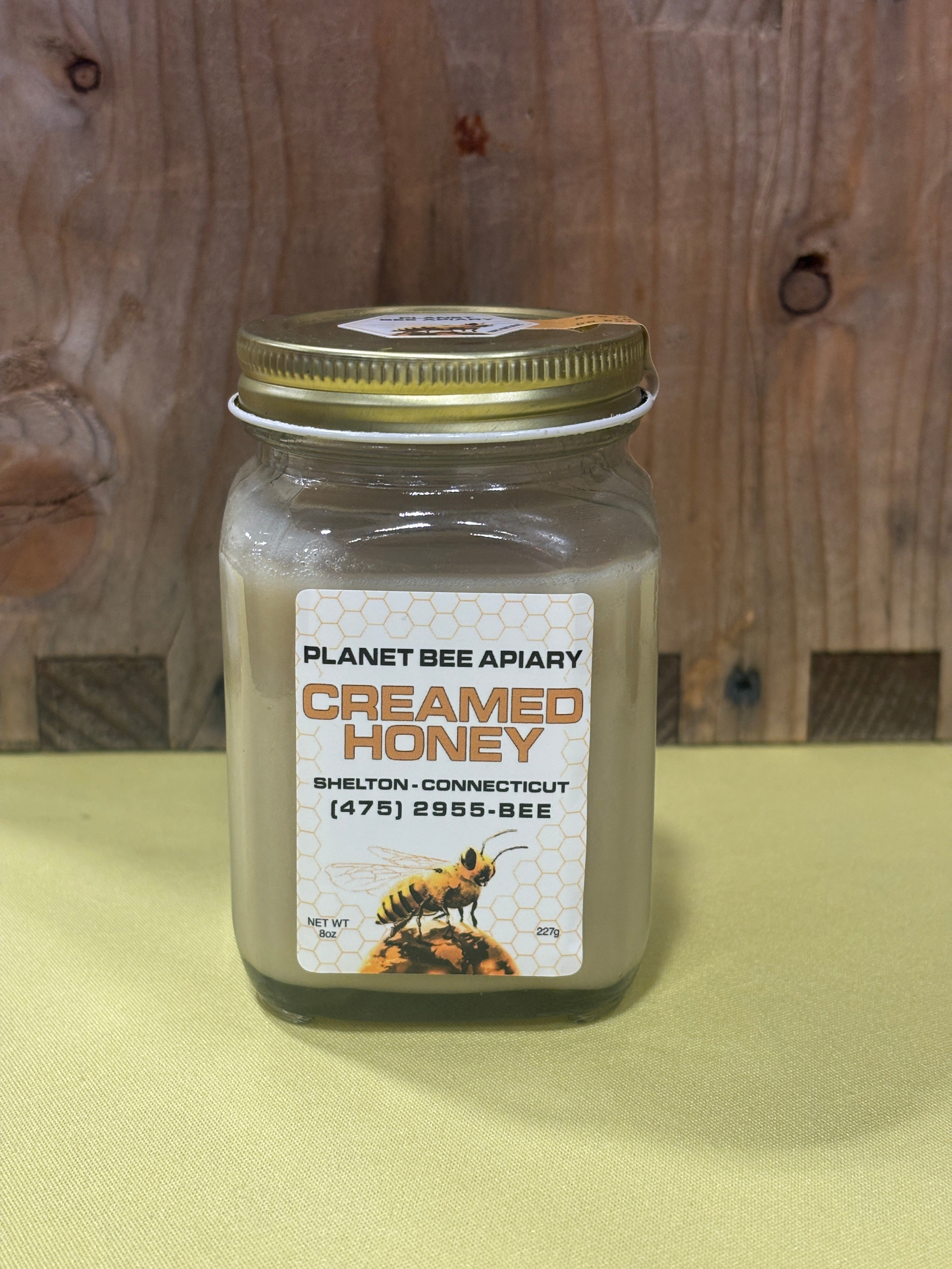 CREAMED HONEY 8oz – PLANET BEE APIARY
