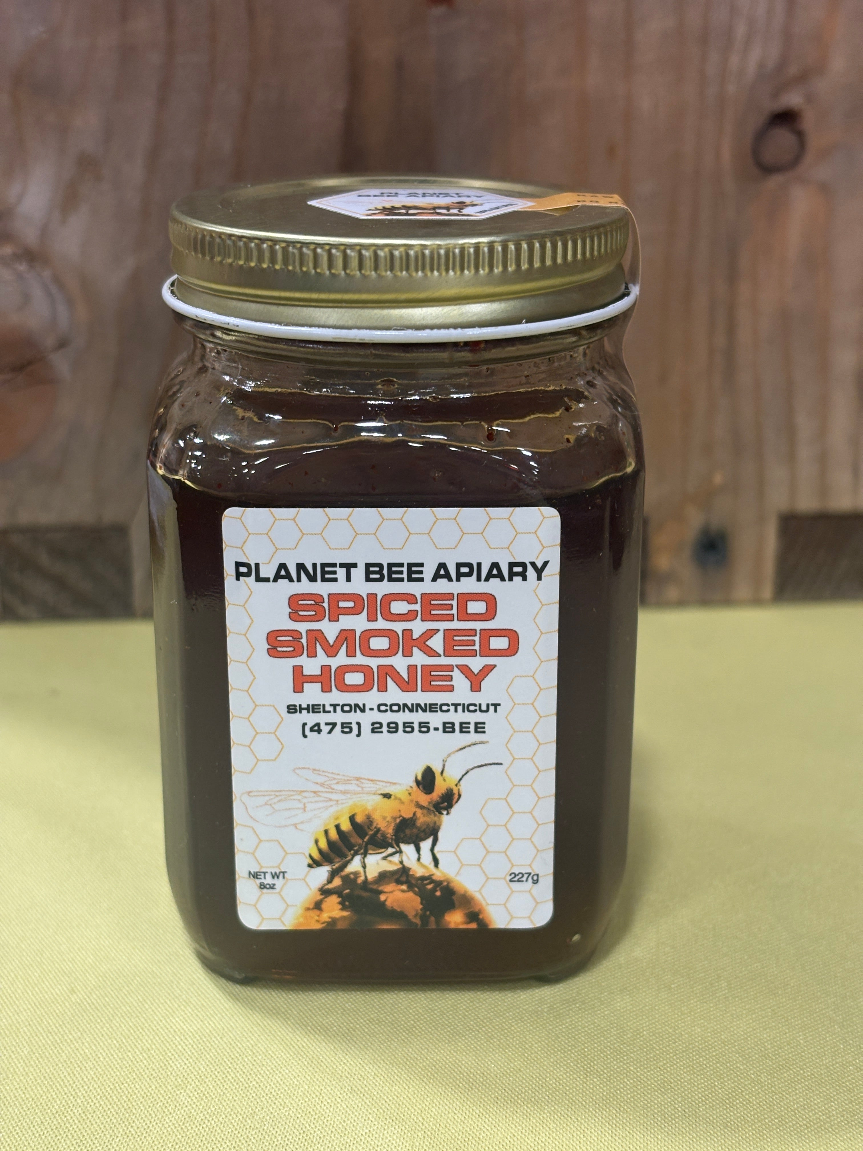 SPICED SMOKED HONEY 8oz – PLANET BEE APIARY